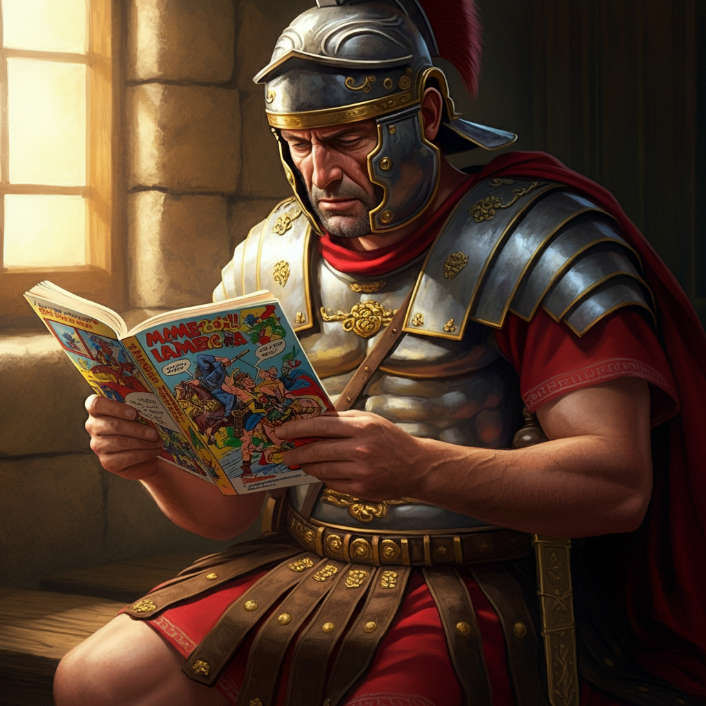 Comic Books about the Romans Online – Roman Corstorphine